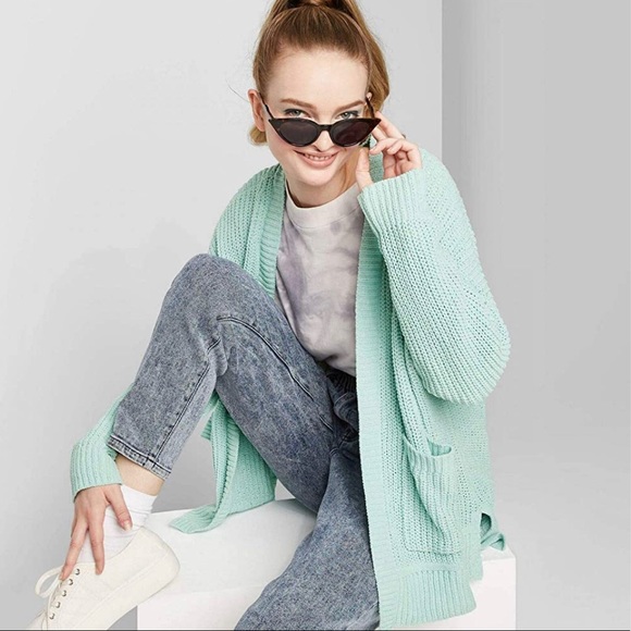 wild fable | Sweaters | New Wild Fable Long Sleeve Oversized Mint ...